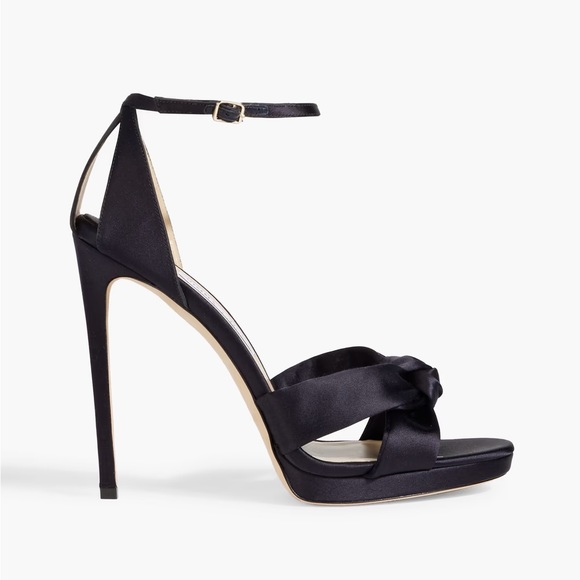 Jimmy Choo | Shoes | Jimmy Choo 2 Satin Platform Heels | Poshmark